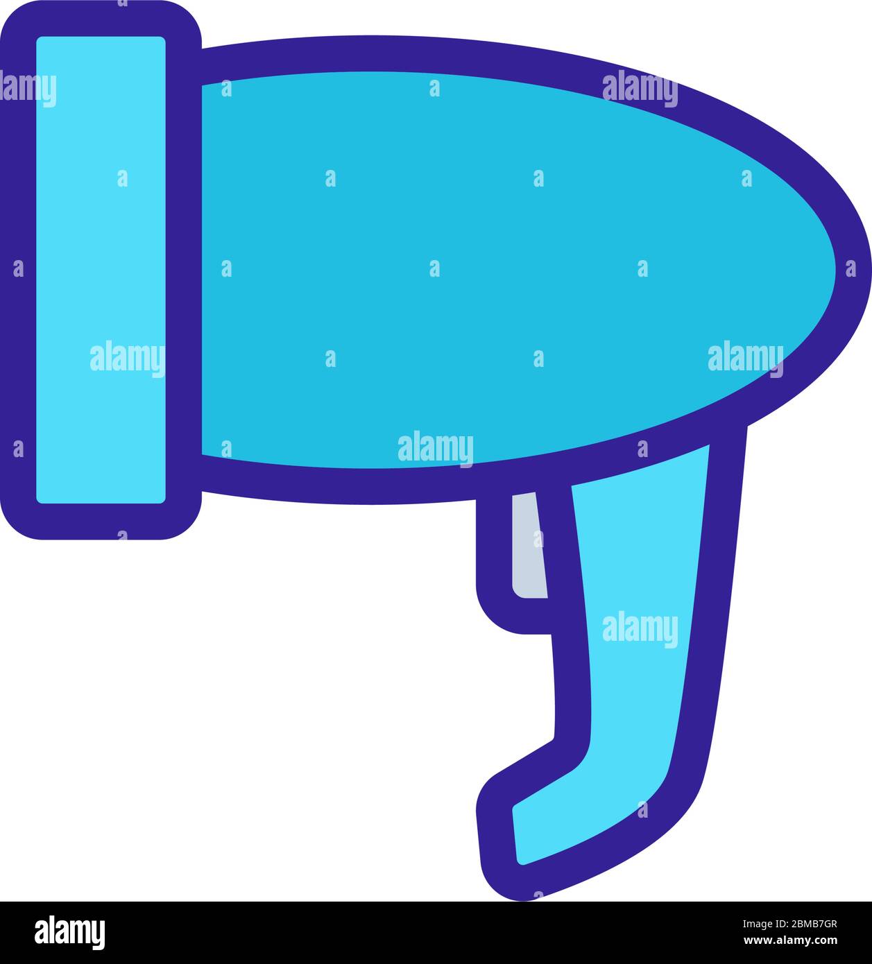 rounded barcode scanner icon vector outline illustration Stock Vector ...