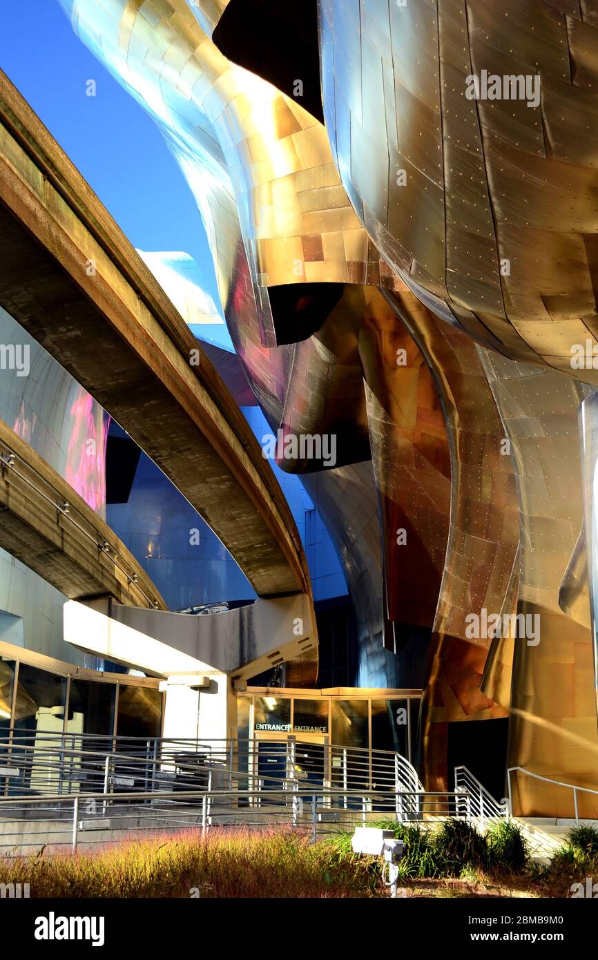 Seattle 2013, EMP Experience Music Project is a museum of music pop ...