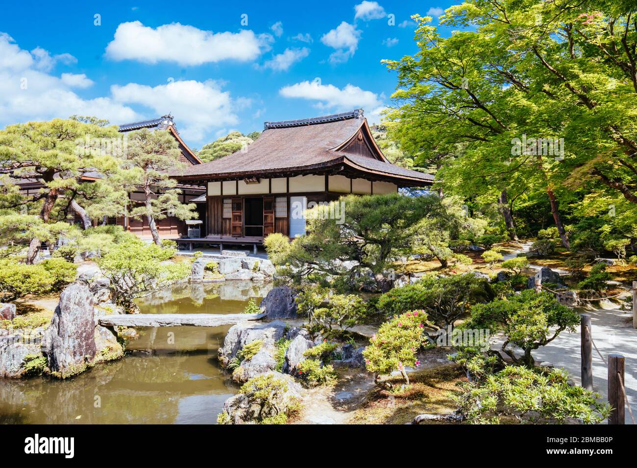 Silver Pavillion Ginkakuji Temple Kyoto Japan Stock Photo - Alamy