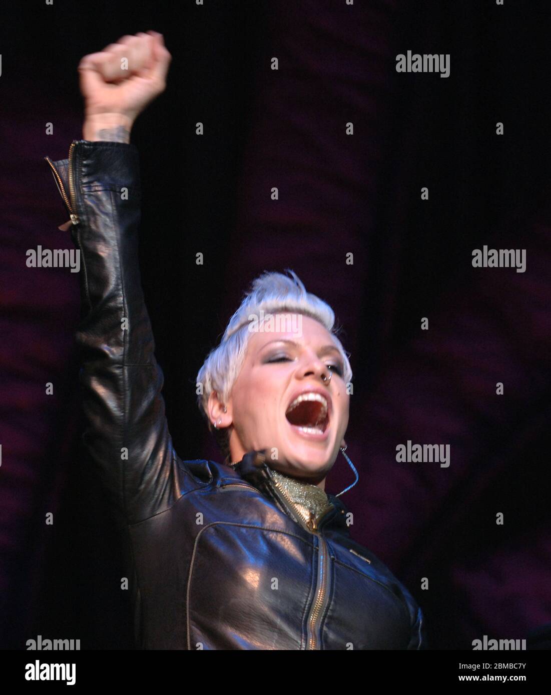 PINK - EDINBURGH, SCOTLAND - 15/07/2007 Thousands of fans turned up to ...