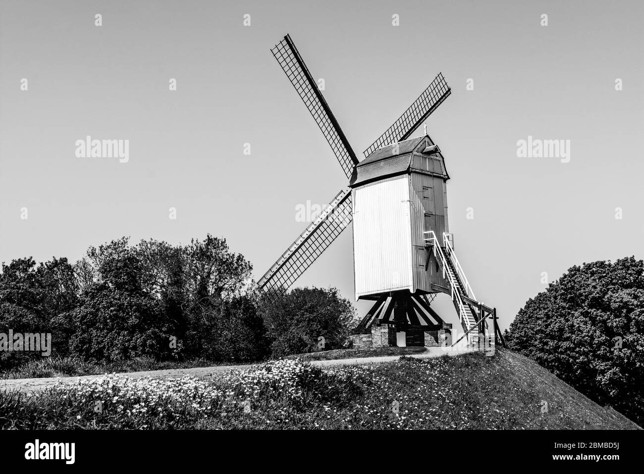 Dutch park scenery Black and White Stock Photos & Images - Alamy
