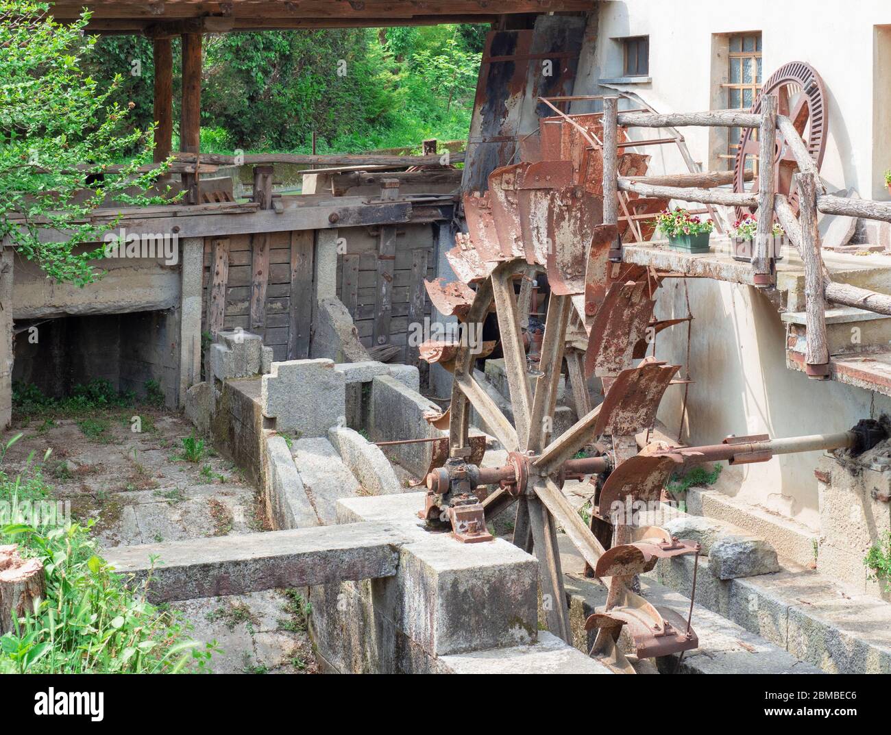 Ancient water mill hi-res stock photography and images - Alamy