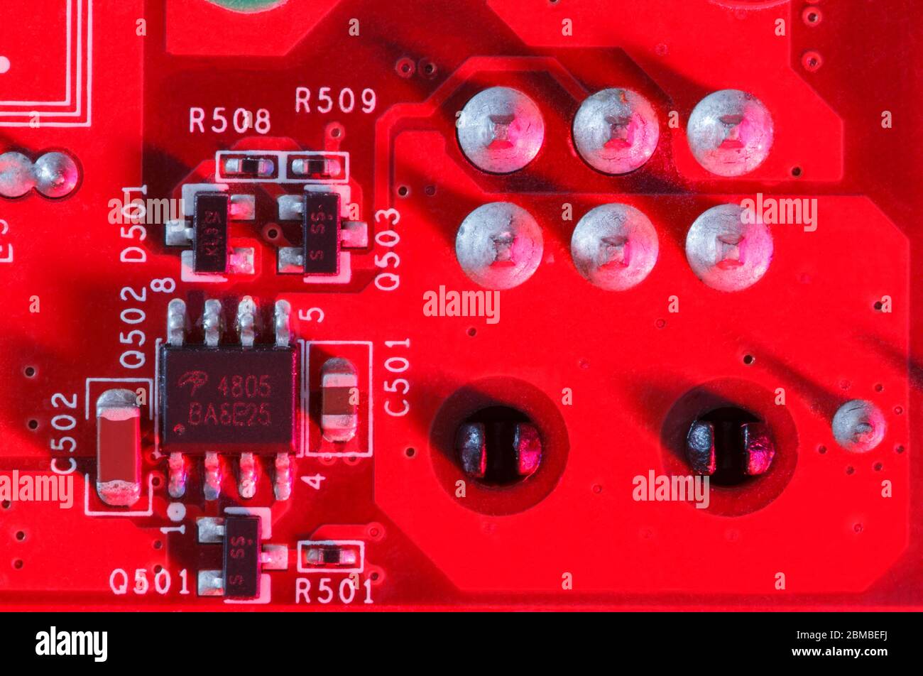 Modern motherboard pcb black board hi-res stock photography and images ...