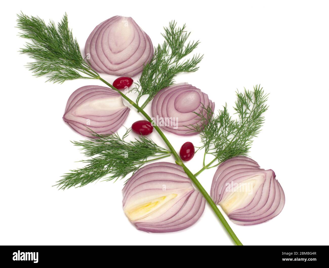 Sprig spring onion vegetable hi-res stock photography and images - Alamy