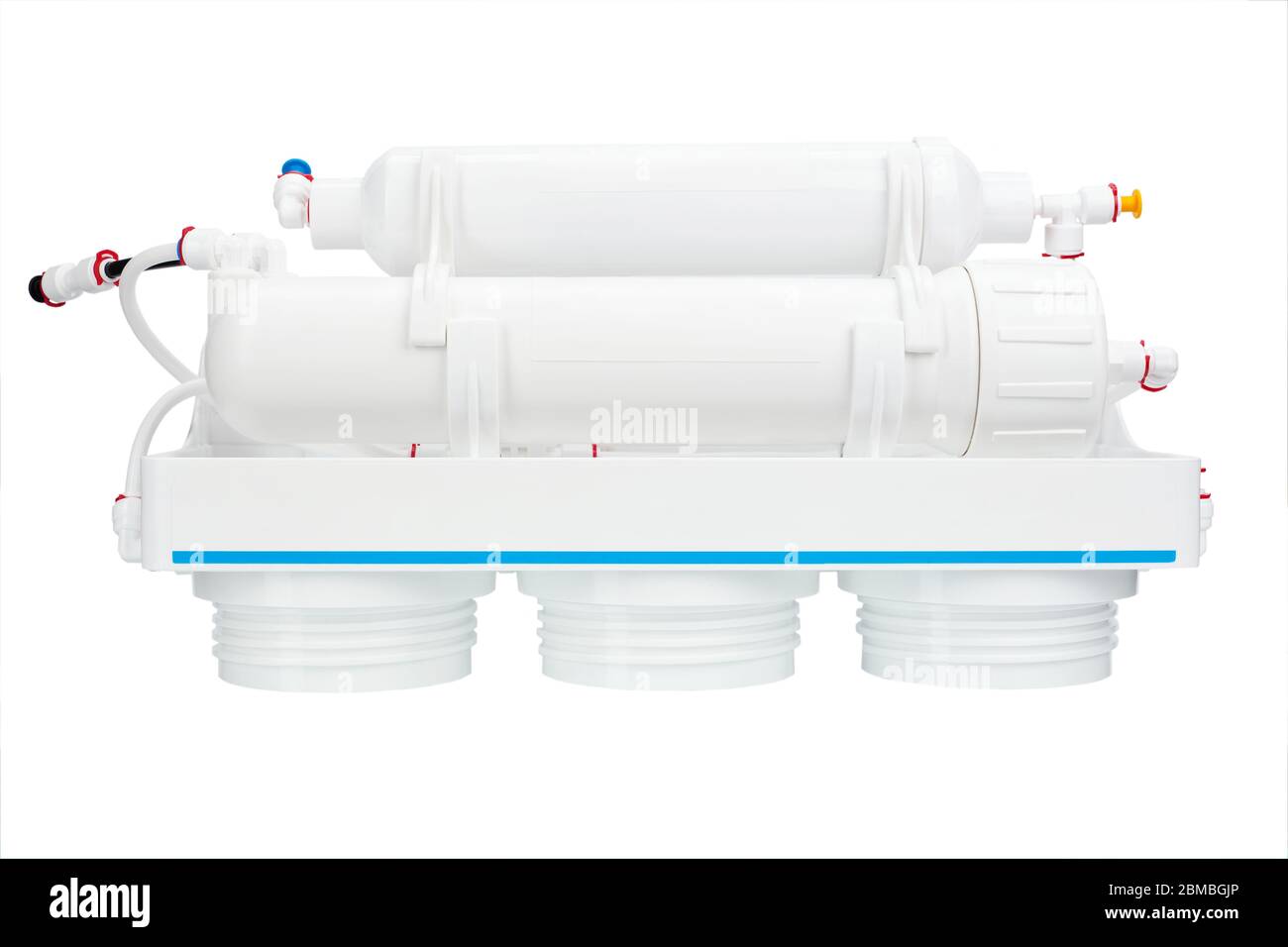 Modern filter for water purification. Five step reverse osmosis ...