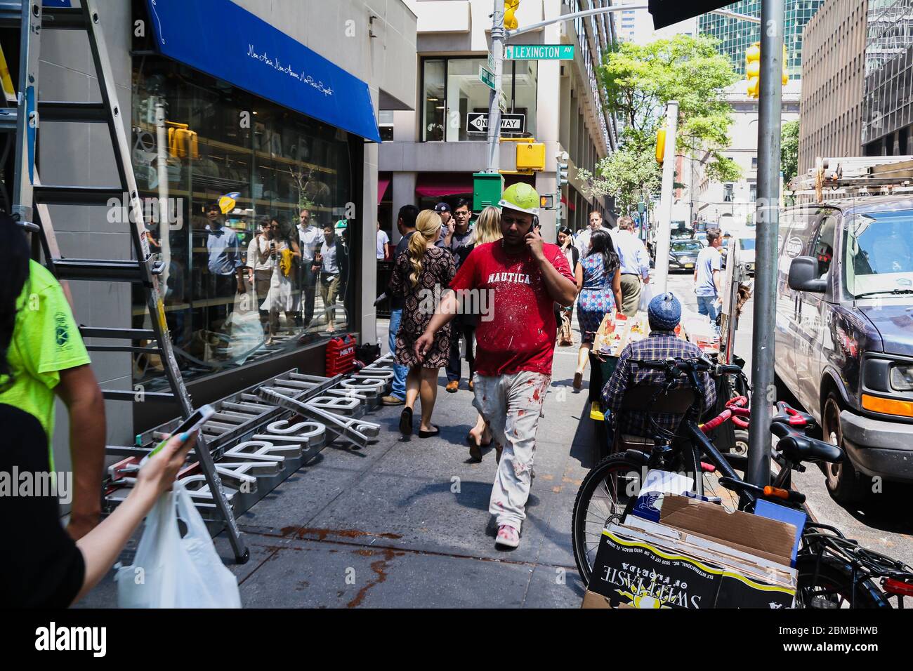 Messy construction worker hi-res stock photography and images - Alamy