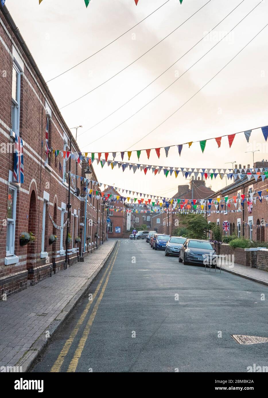 Cambrian Road in Chester, before residents dressed up in 1945 clothing ...