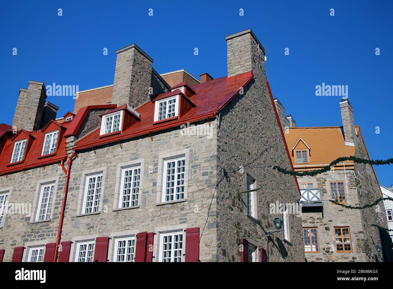 Stone houses church blue hi-res stock photography and images - Alamy