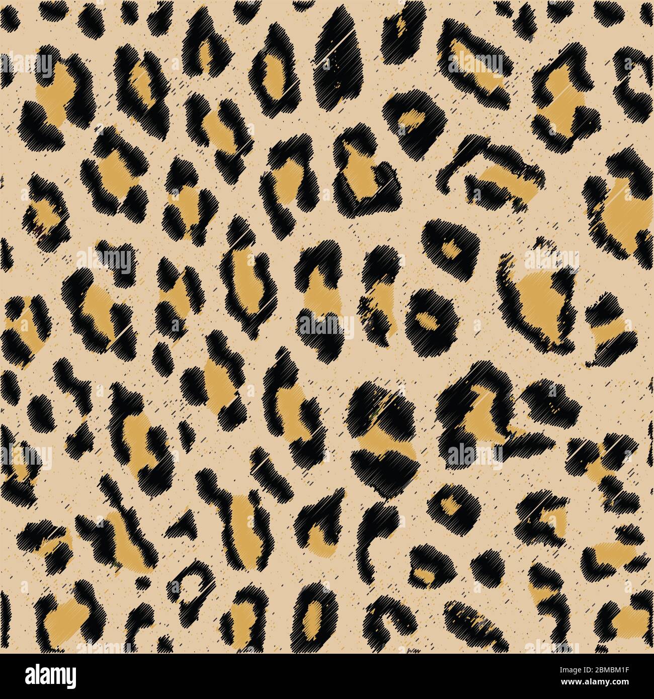 leopard skin texture seamless pattern Stock Photo - Alamy
