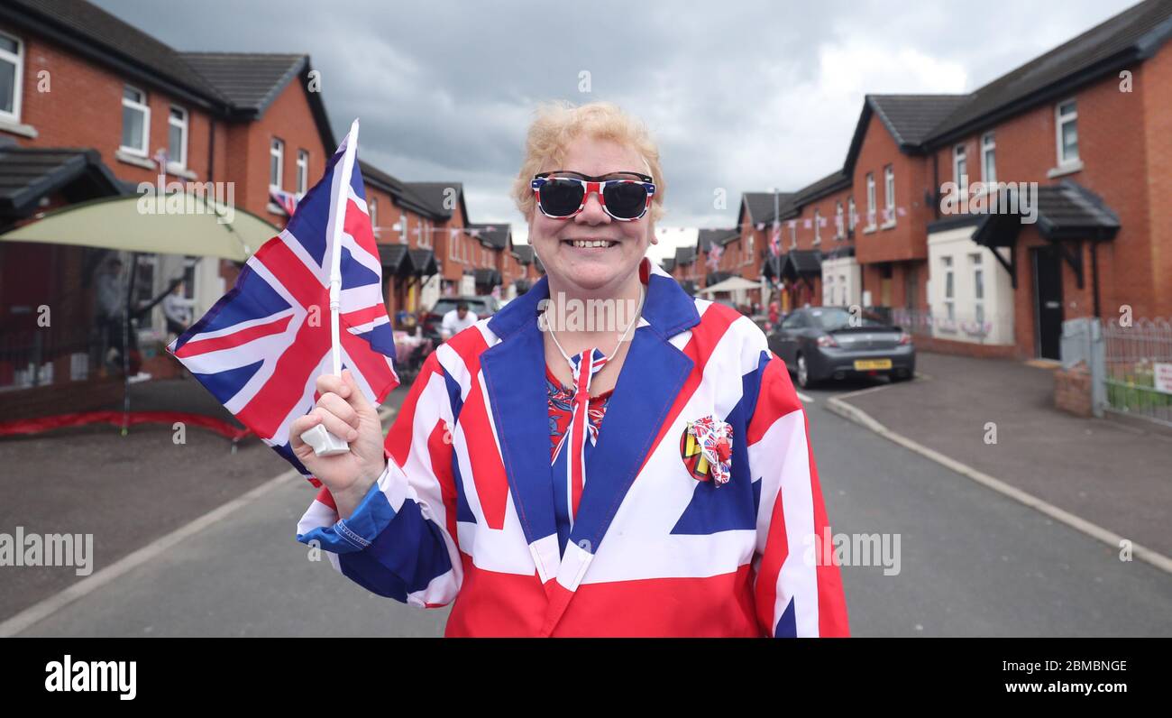 Julie Stockman takes part in one of many socially distanced street ...