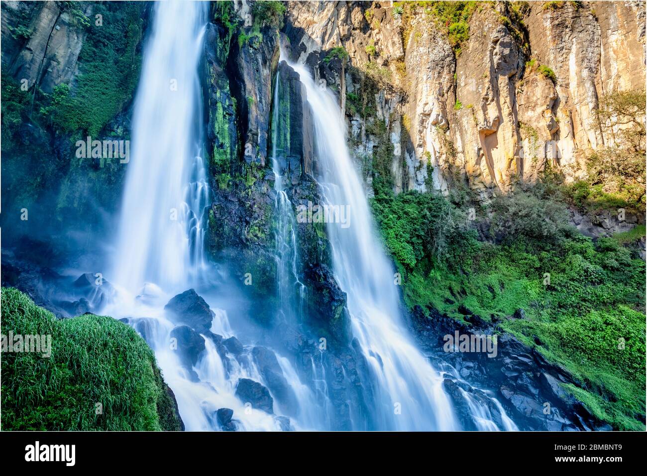 Quetzalapan Waterfalls, Chignahuapan, Puebla, Mexico Stock Photo - Alamy