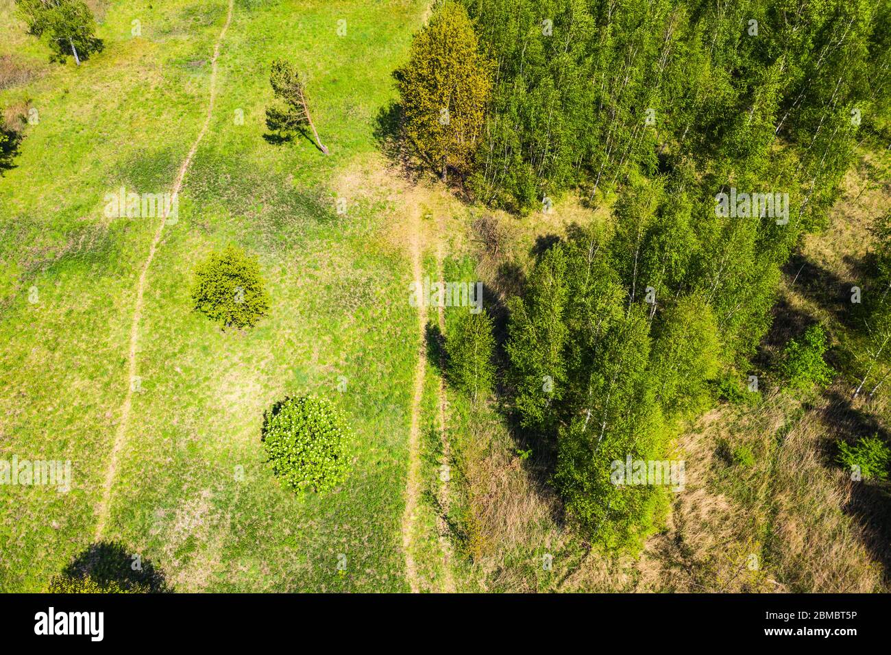 Green field top shot hi-res stock photography and images - Alamy