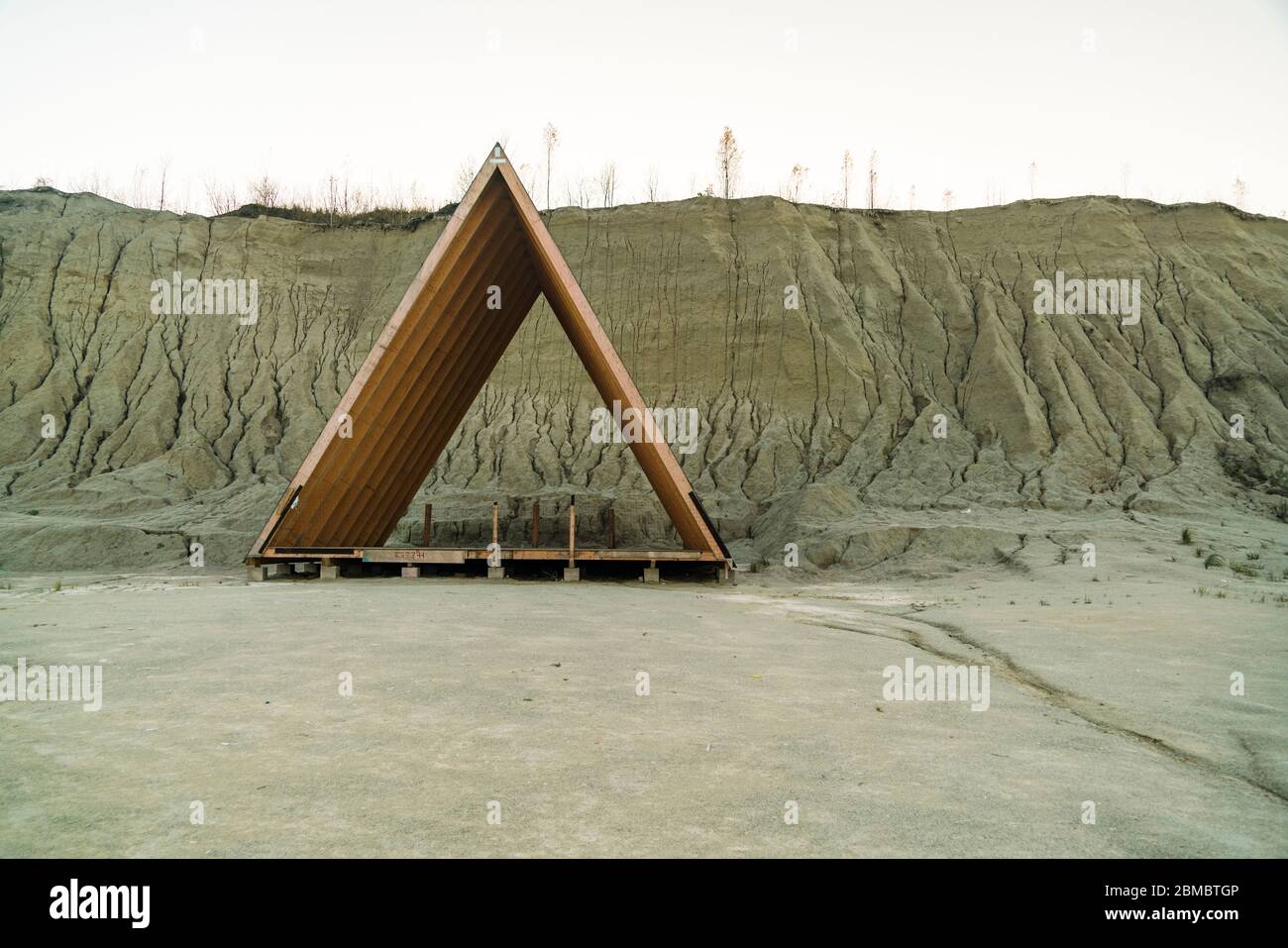 Installation Rummu quarry by the soviet underwater prison Stock Photo ...