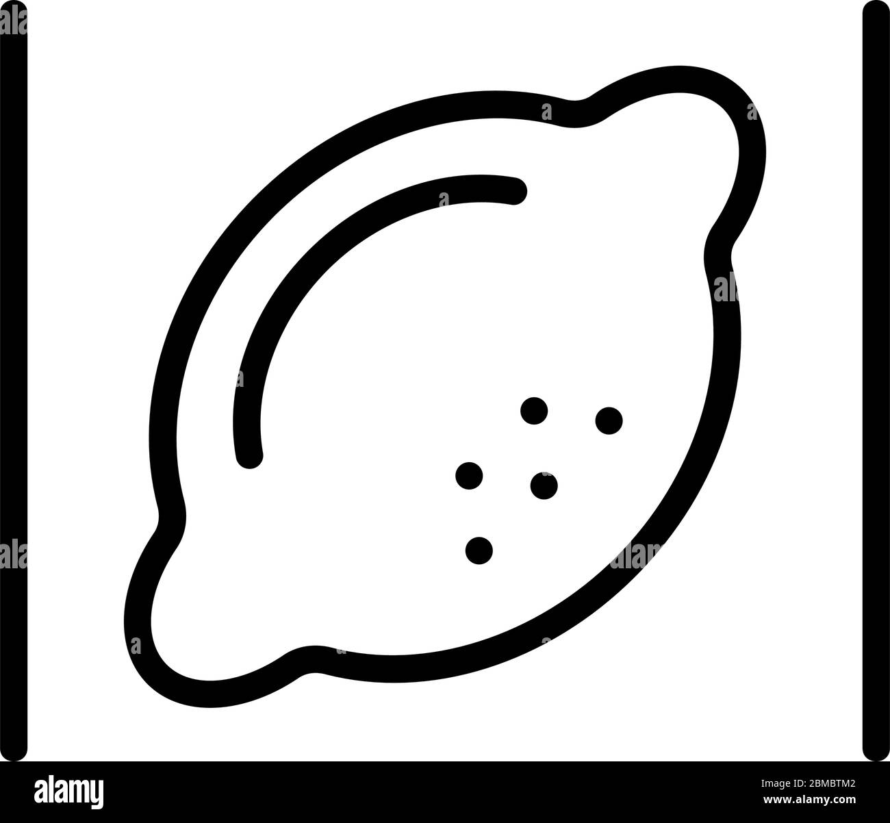 lemon slot rotation icon vector outline illustration Stock Vector Image ...