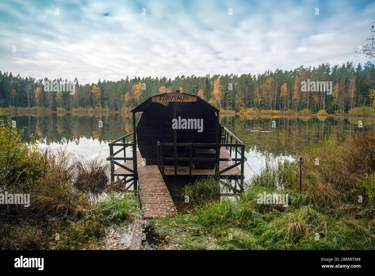 Sauna at Lake Lohja in Lahemaa national park Stock Photo - Alamy