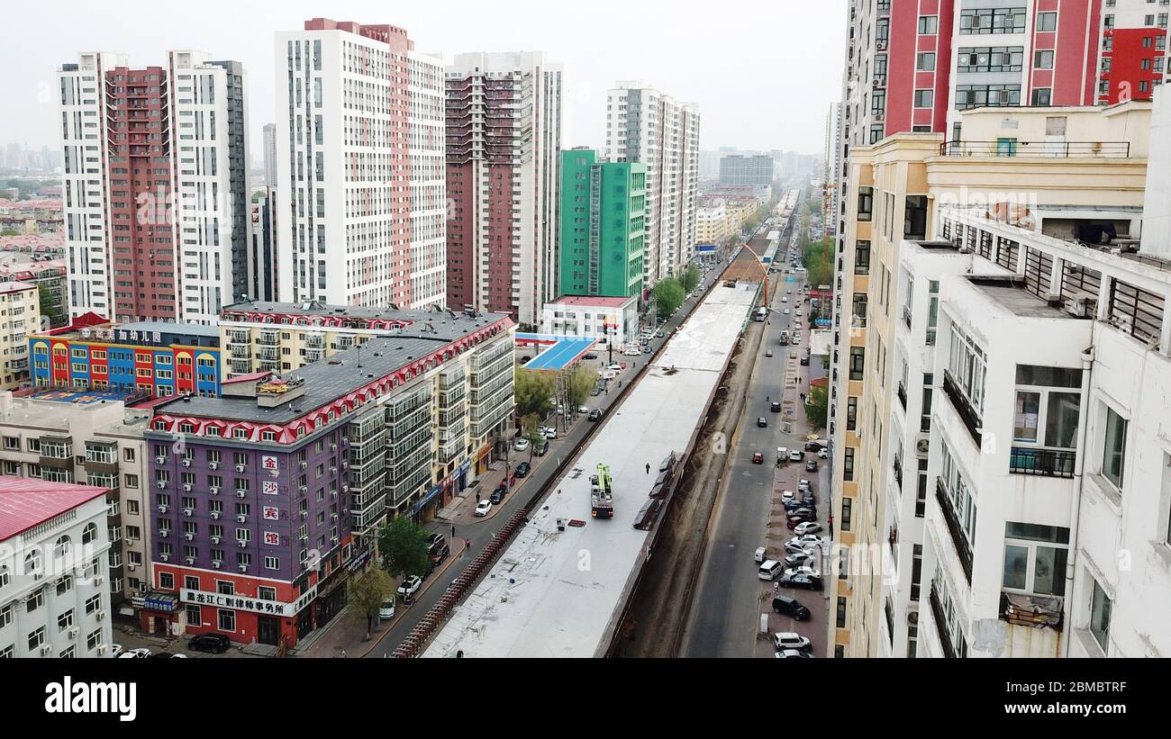 Harbin. 7th May, 2020. Aerial photo taken on May 7, 2020 shows the ...