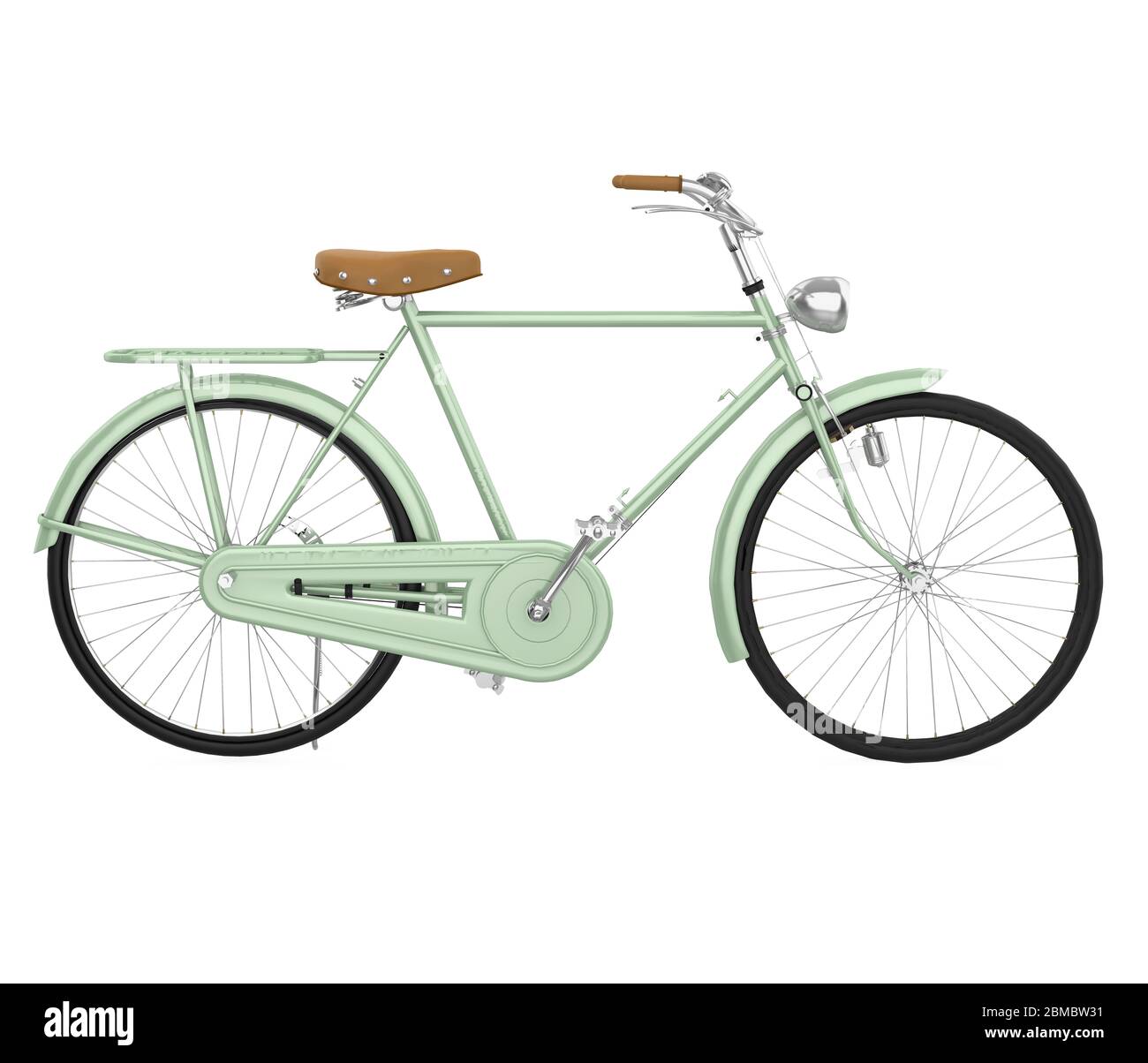 Retro Bicycle Isolated Stock Photo - Alamy