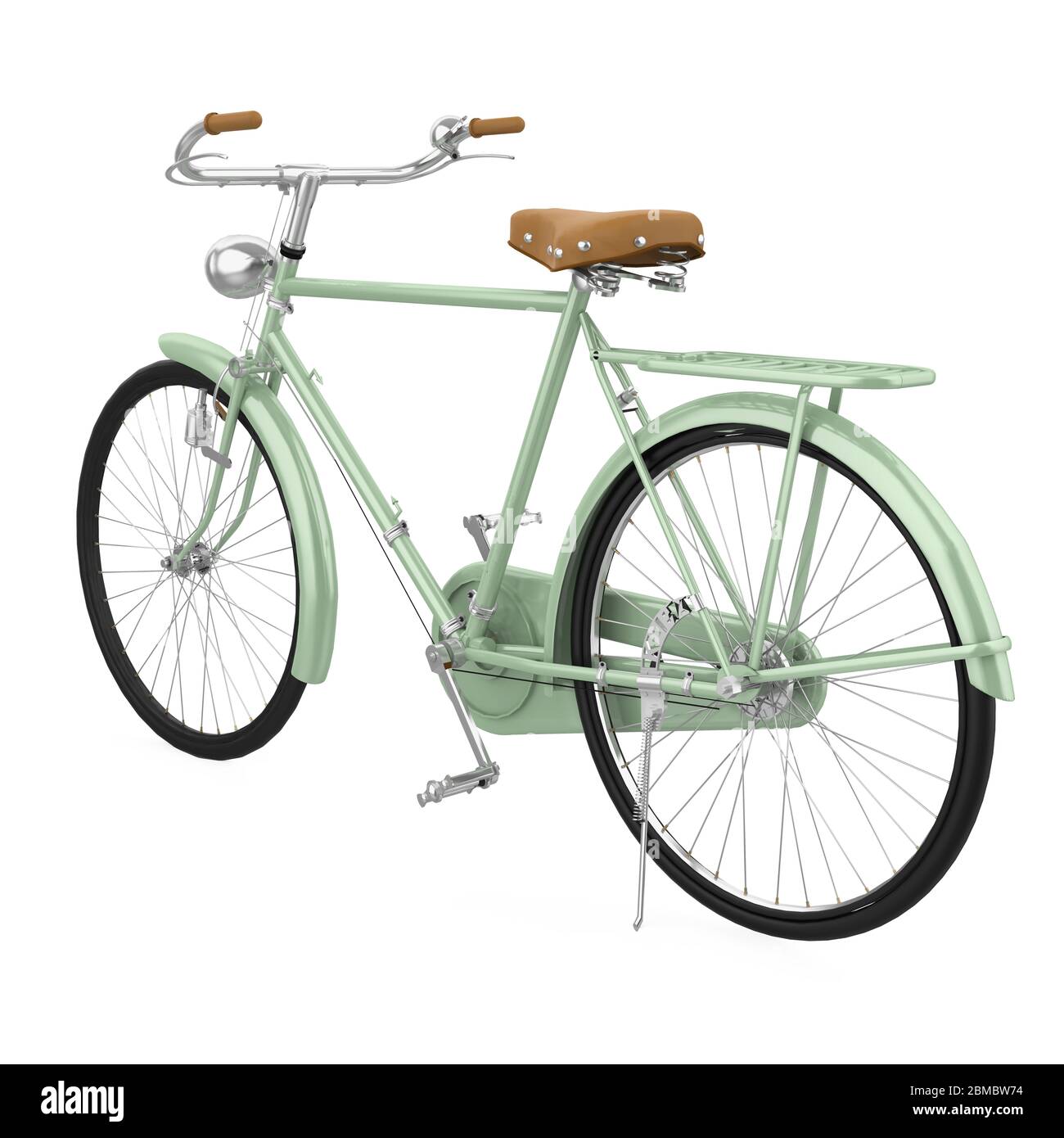 Retro Bicycle Isolated Stock Photo - Alamy