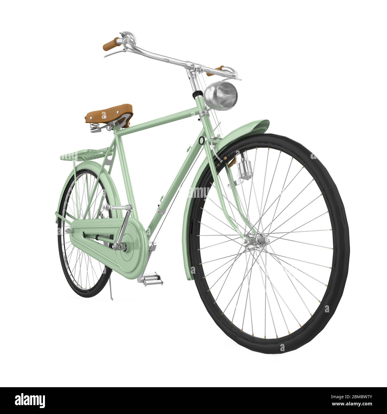Retro Bicycle Isolated Stock Photo - Alamy