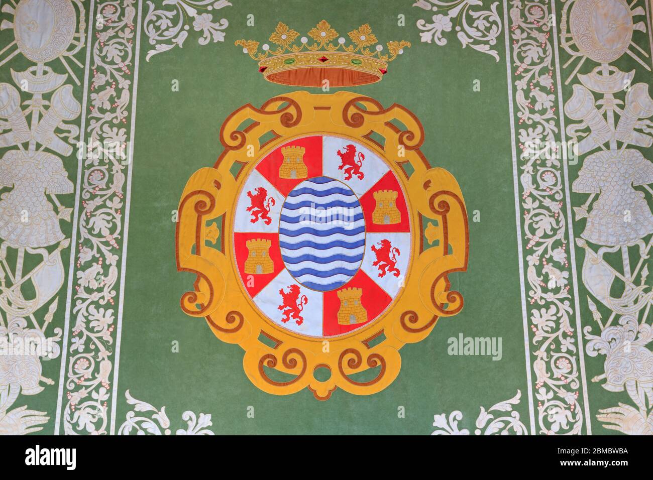 Coat of Arms, Town Hall, Jerez de la Frontera City, Andalusia, Spain ...