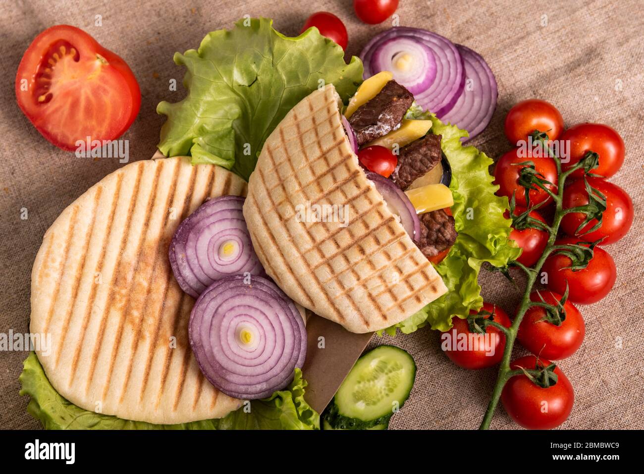 Kebab doner wrap hi-res stock photography and images - Alamy