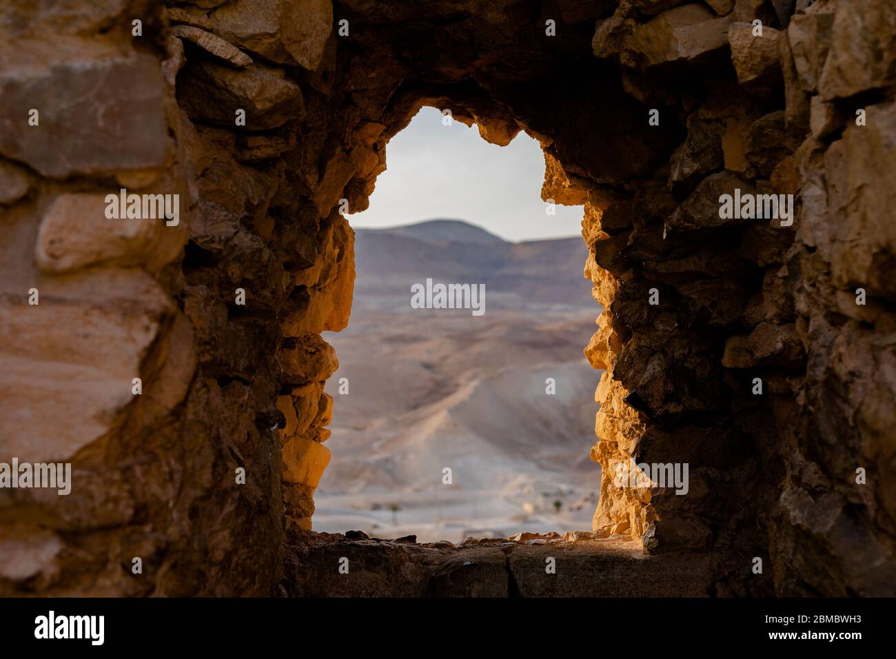 The ancient fortification in the Southern District of Israel. Masada ...