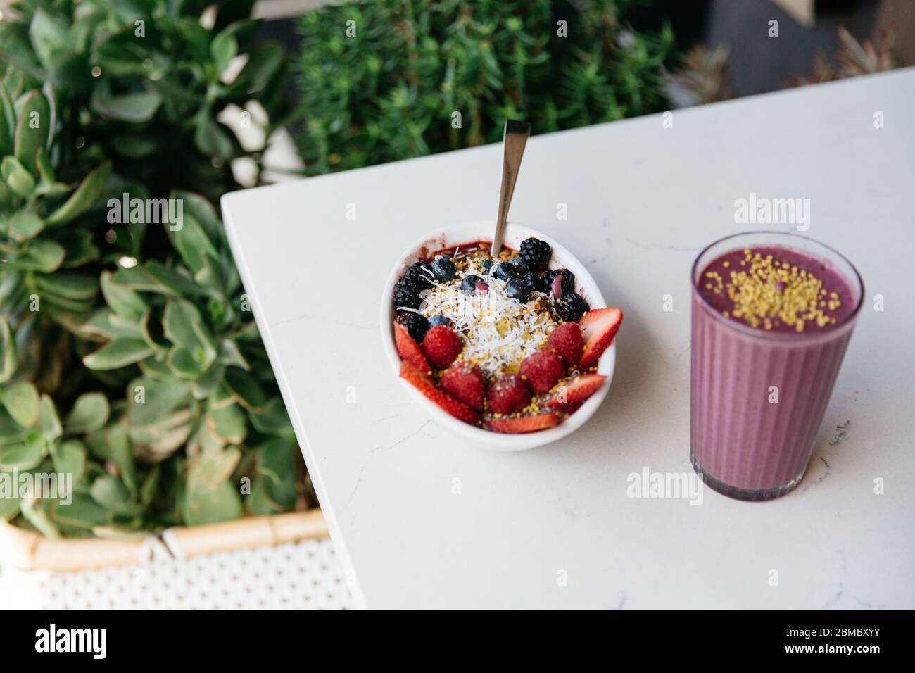 Smoothie acai bowl hi-res stock photography and images - Alamy