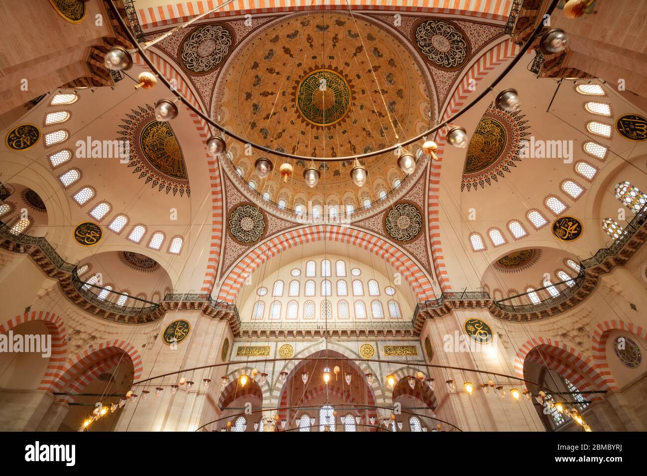 Interior of suleiman mosque hi-res stock photography and images - Alamy
