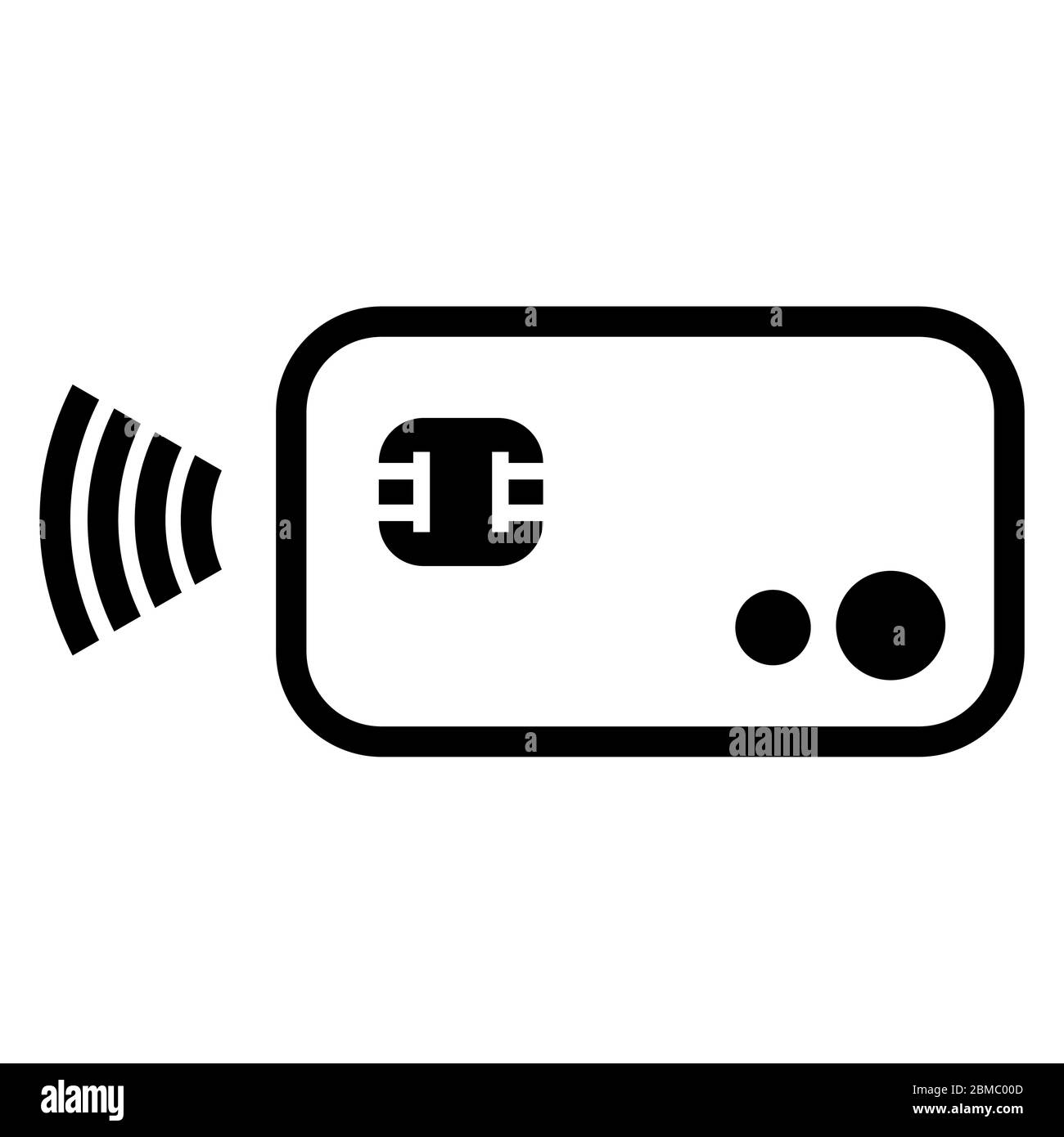 Credit card contactless payment symbol. EPS vector icon Stock Vector ...