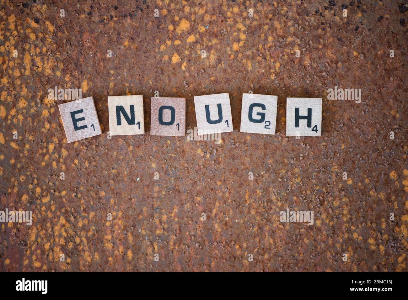 Enough is enough hi-res stock photography and images - Alamy