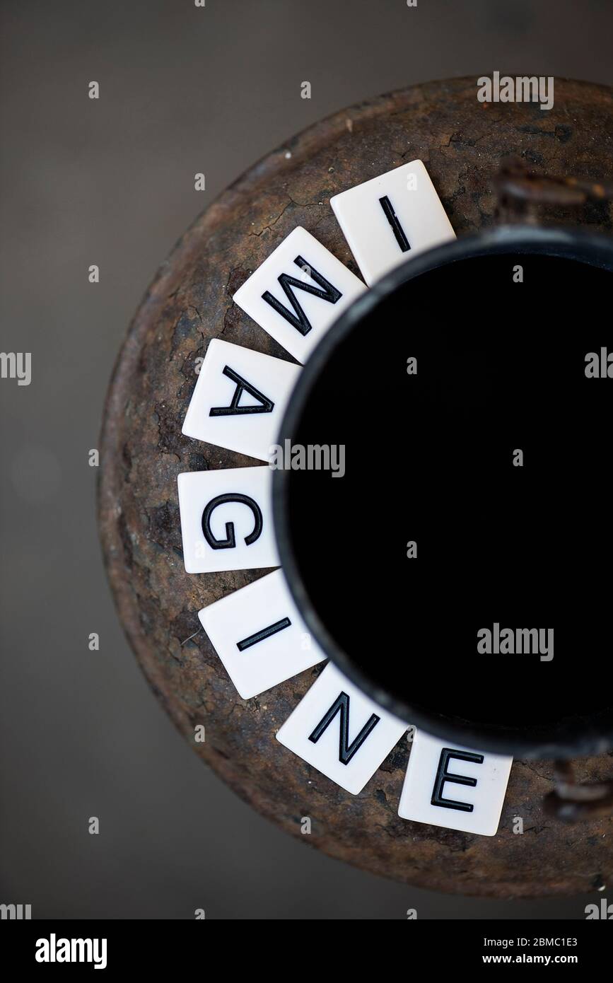 Imagine something wonderful is going to happen hi-res stock photography ...