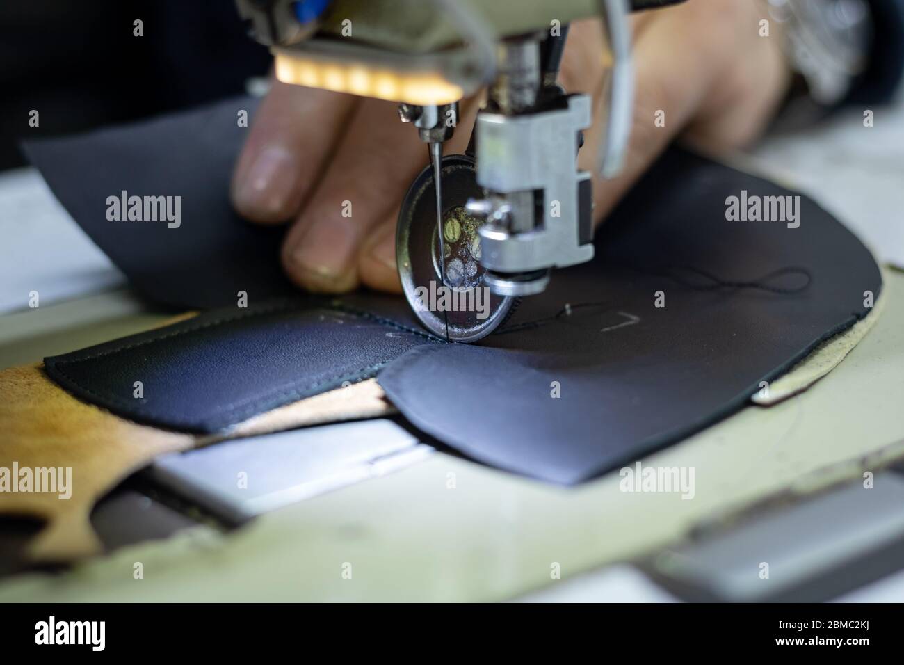 Leather making process hi-res stock photography and images - Alamy