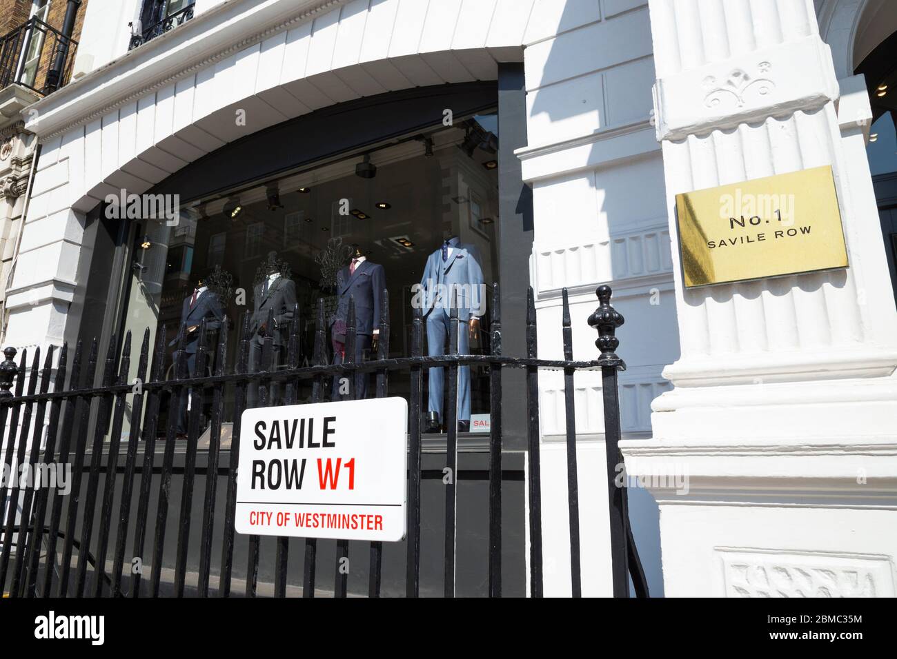 Saville row window hi-res stock photography and images - Alamy