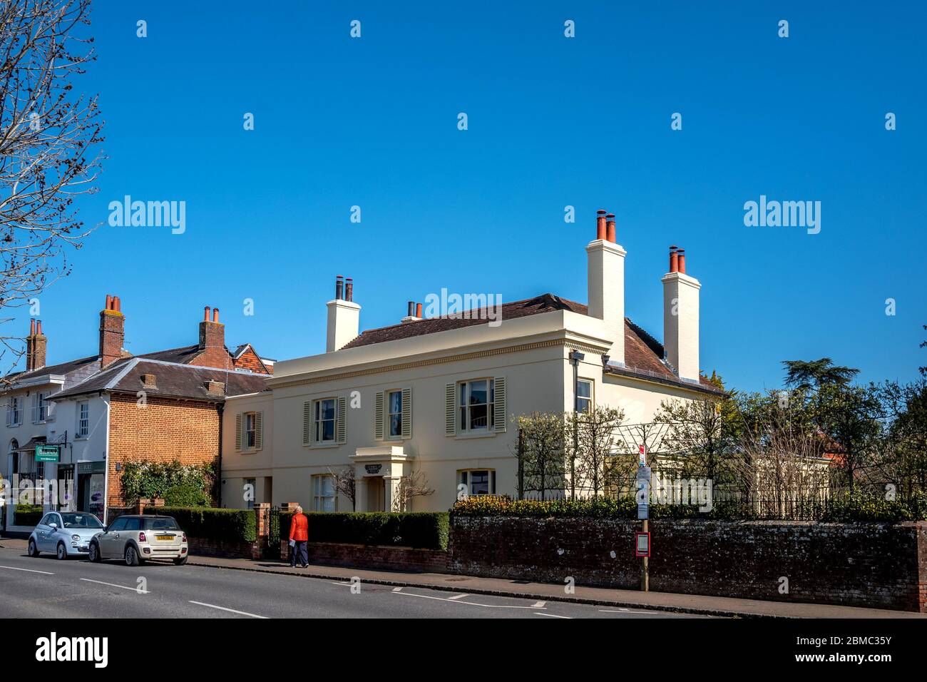 Henfield UK: The High Street Stock Photo - Alamy