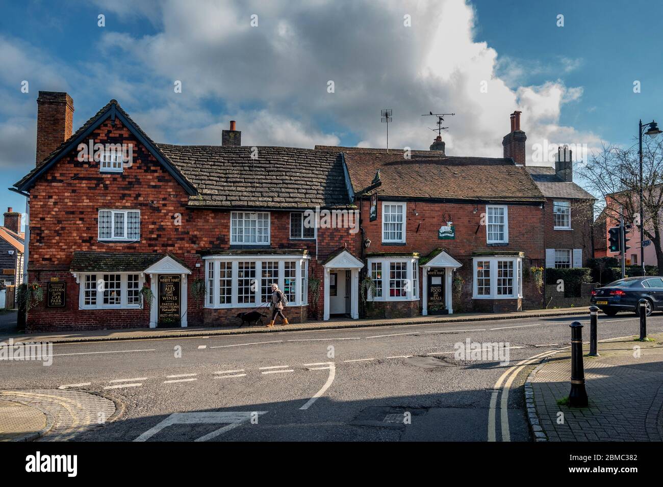 Henfield UK: The High Street Stock Photo - Alamy