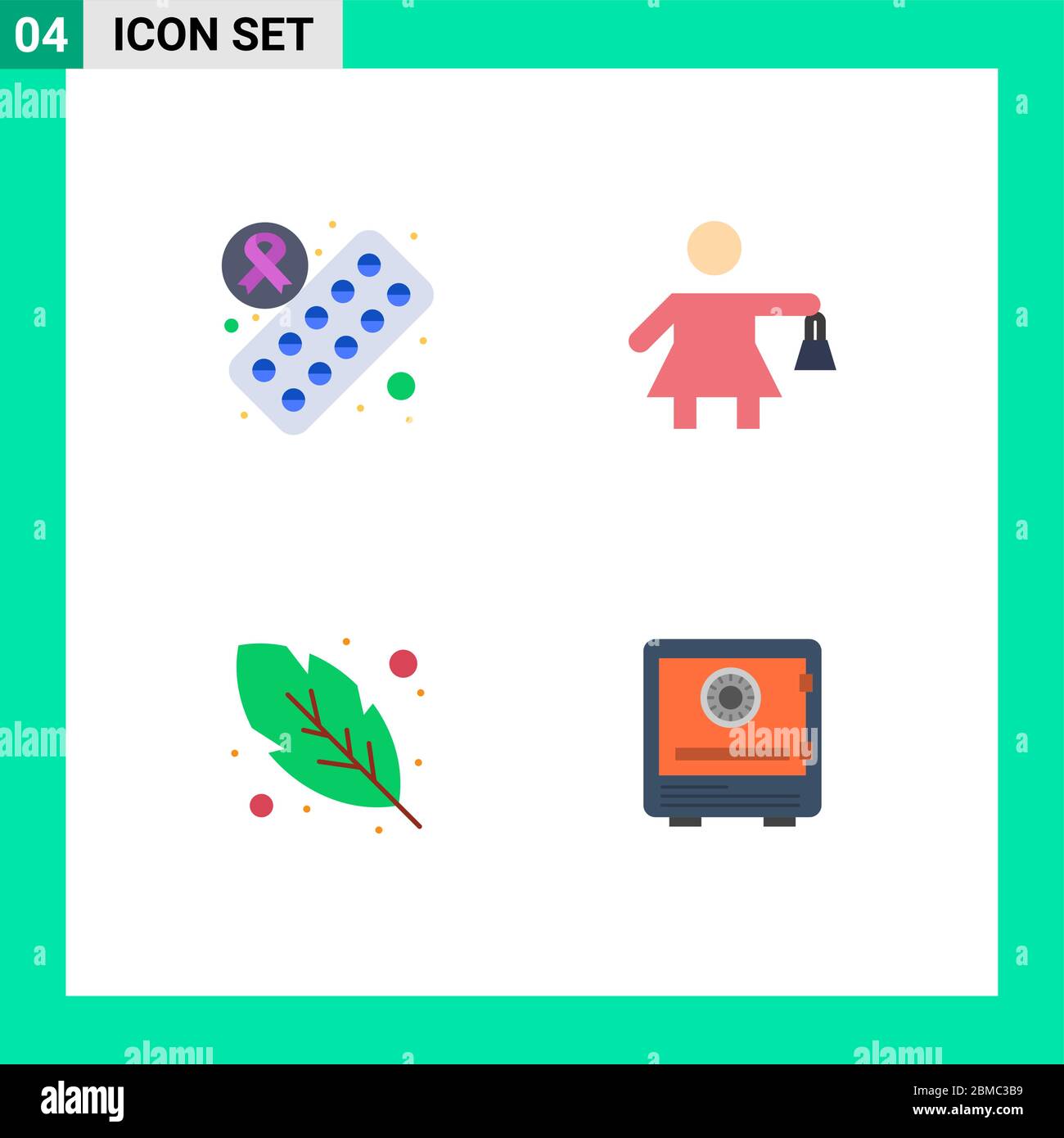 4 User Interface Flat Icon Pack of modern Signs and Symbols of tablet ...