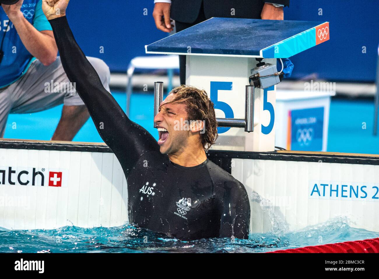Ian thorpe athens olympics hi-res stock photography and images - Alamy