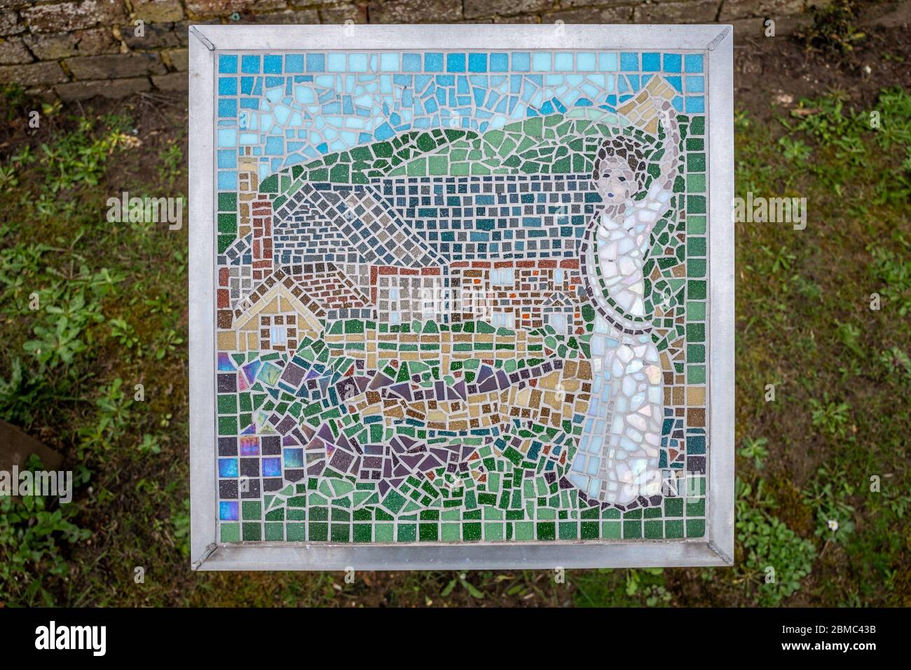 Henfield UK: Mosaic commemorating the suffragettes Stock Photo - Alamy