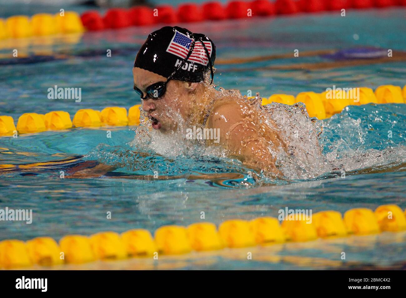 Katie Hoff (USA) competing in the Women's 200 metre individual medley ...