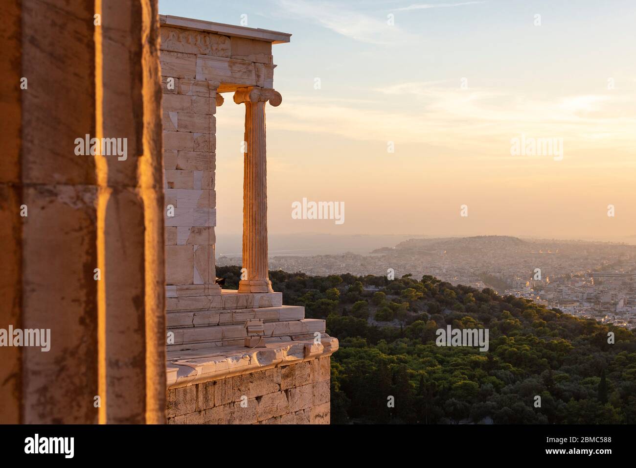Athens landscape sunset hi-res stock photography and images - Alamy