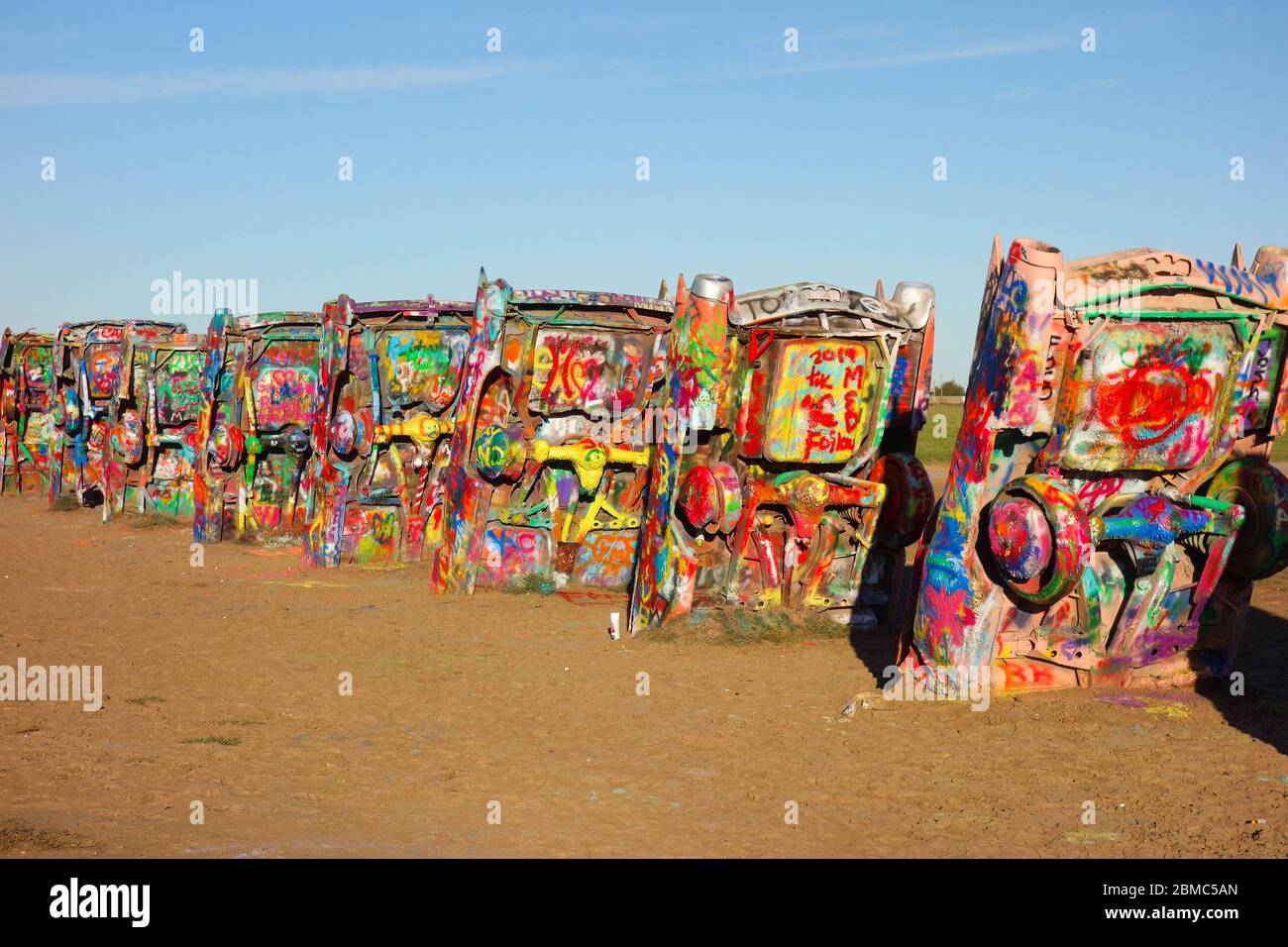 Cadillac Ranch in Amarillo, Texas Stock Photo - Alamy