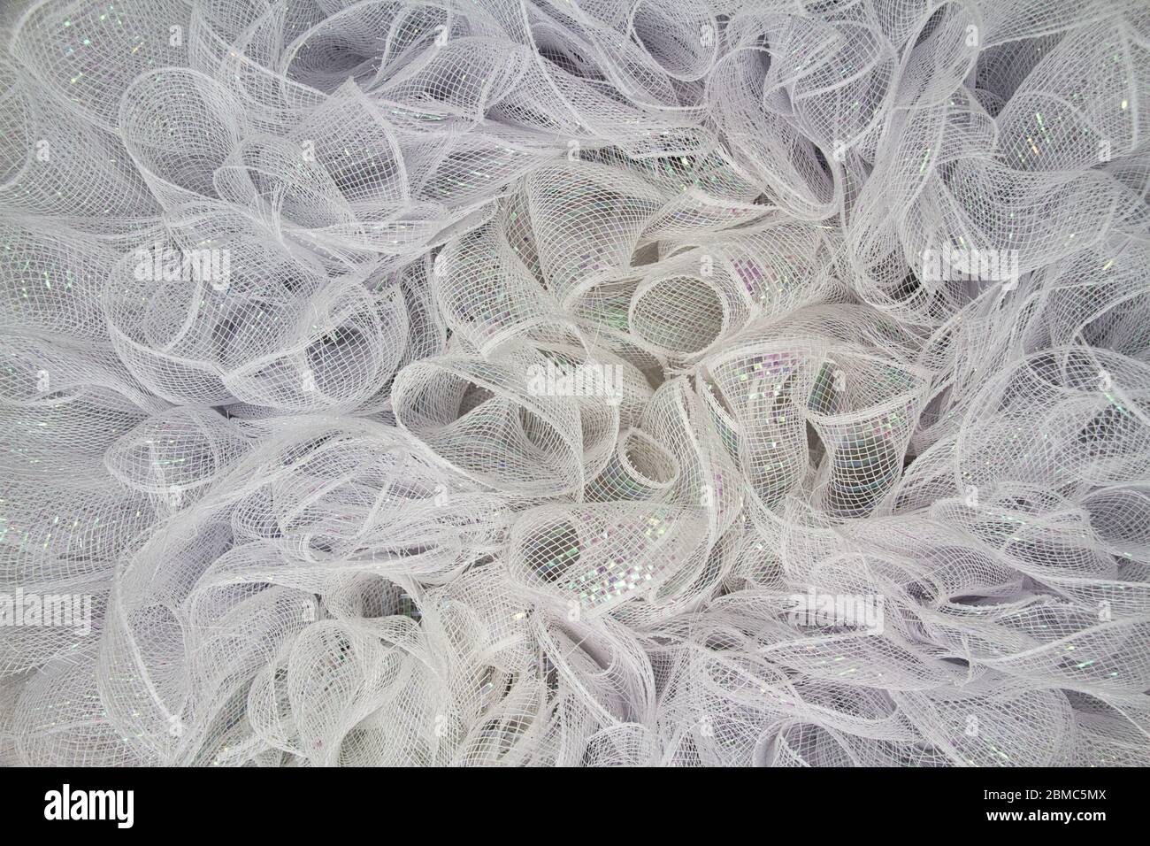 White Tulle Background Stock Photo - Alamy