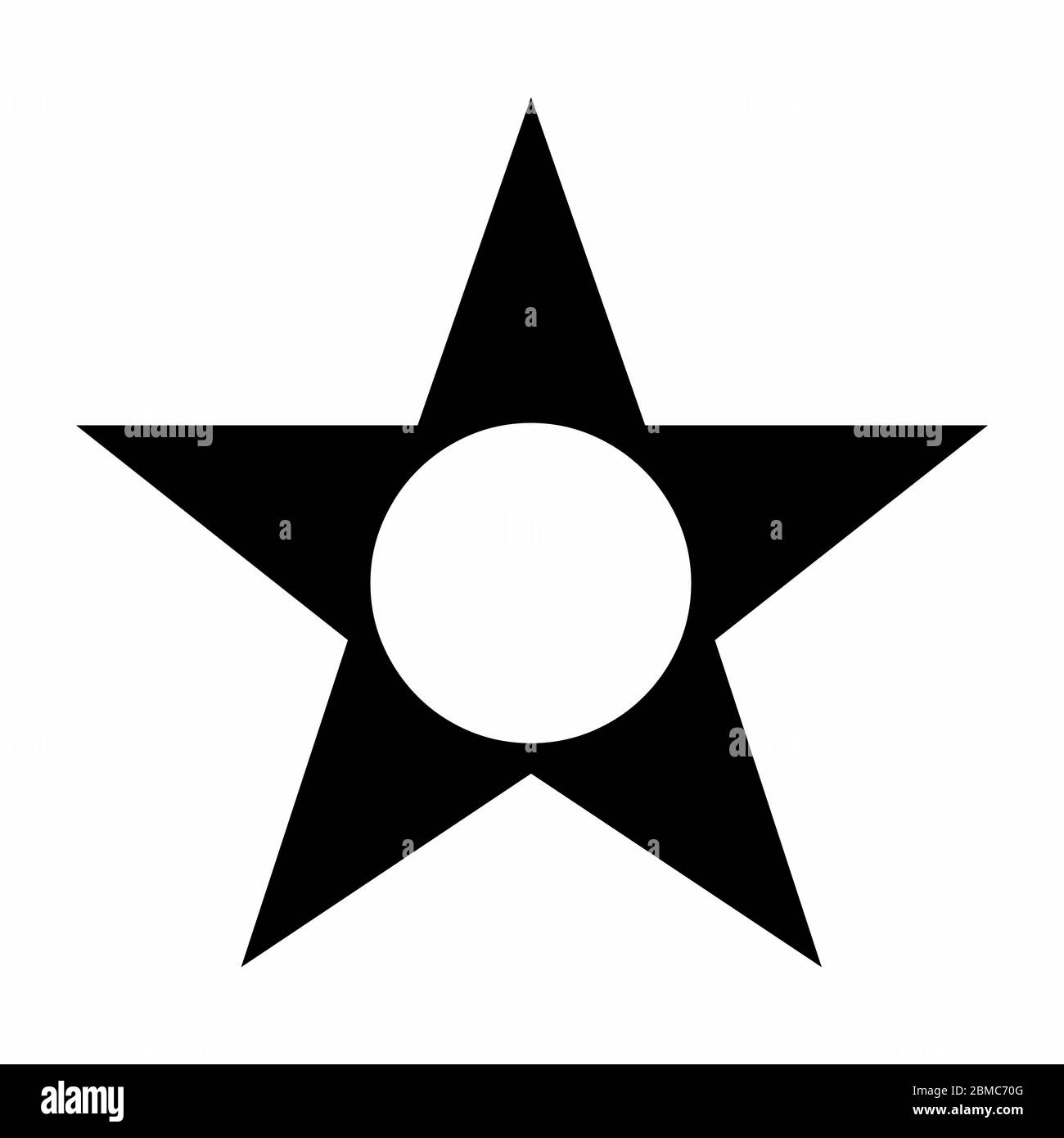 Open center star icon Stock Vector Image & Art - Alamy