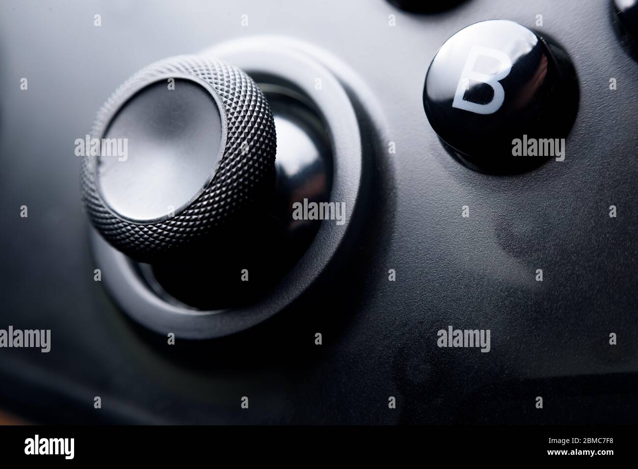 Video game controller joystick with modern texture Stock Photo - Alamy