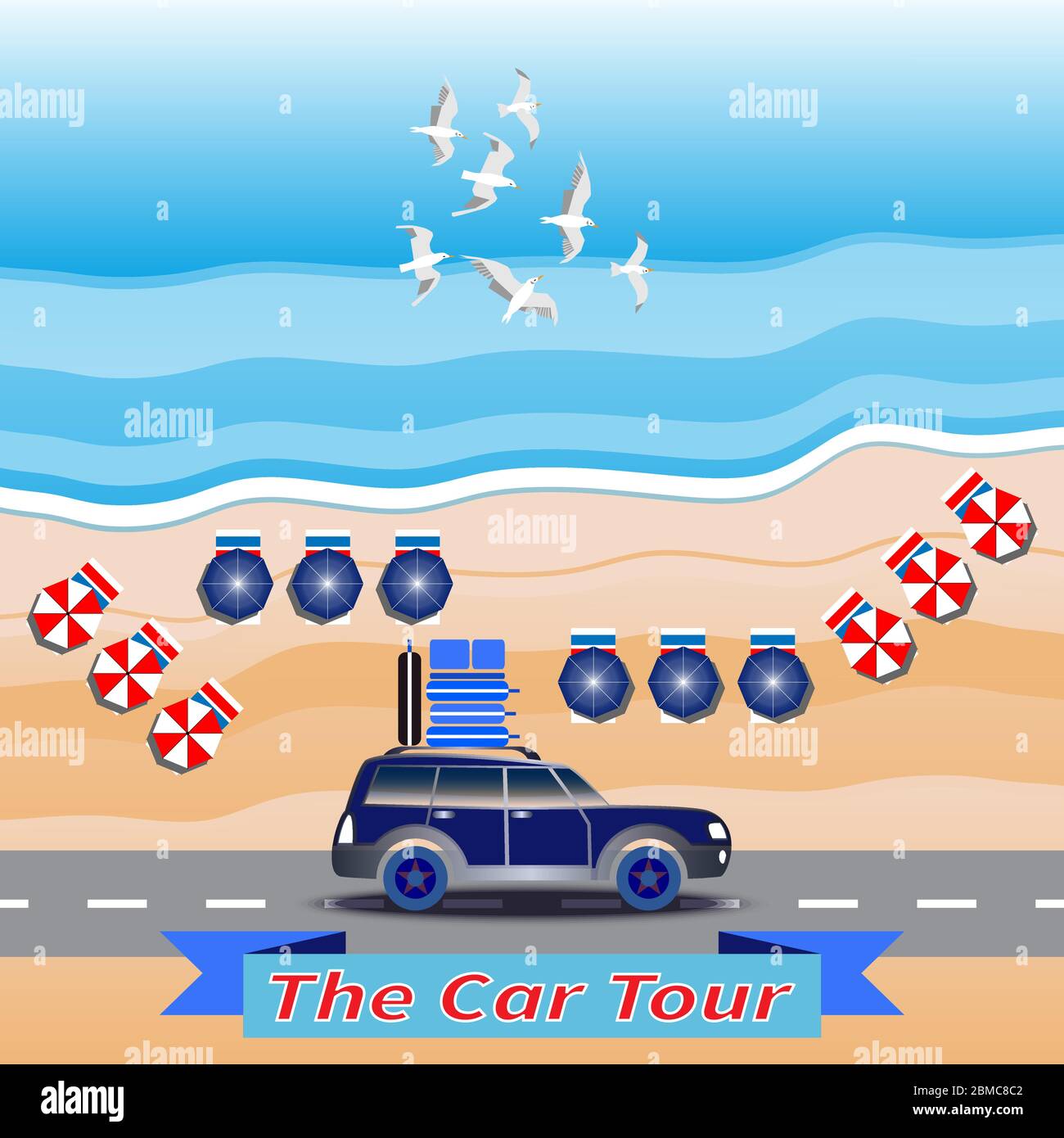 Umbrella tour Stock Vector Images - Alamy