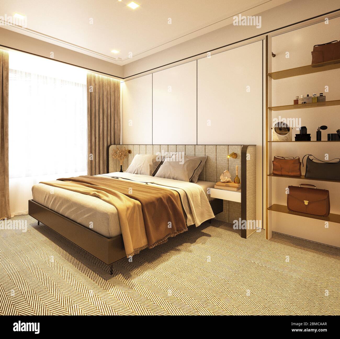 3d render of modern home interior Stock Photo - Alamy