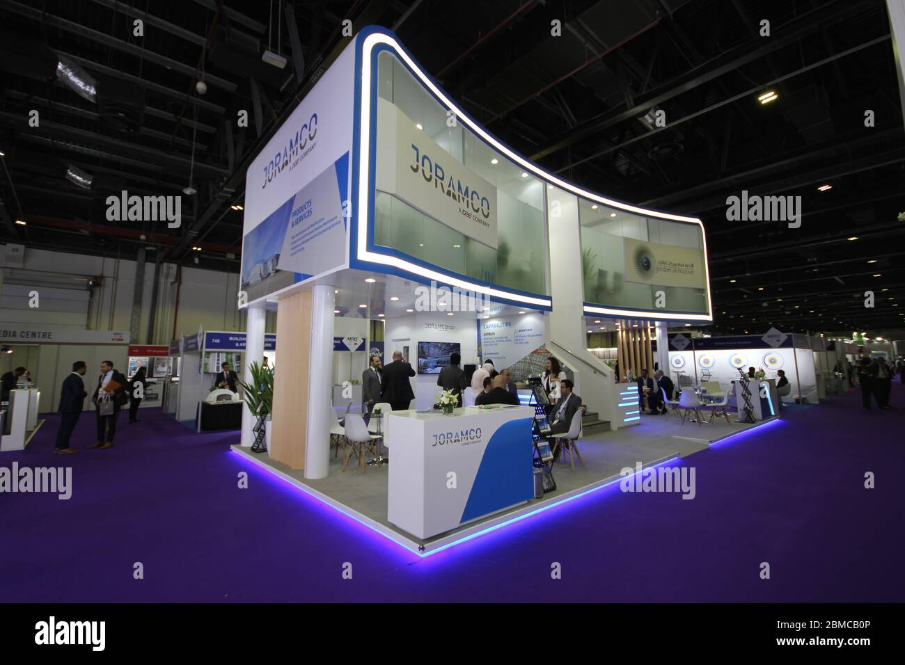 Scene at Aircraft Interiors Middle East 2020 and MRO Middle East 2020 ...