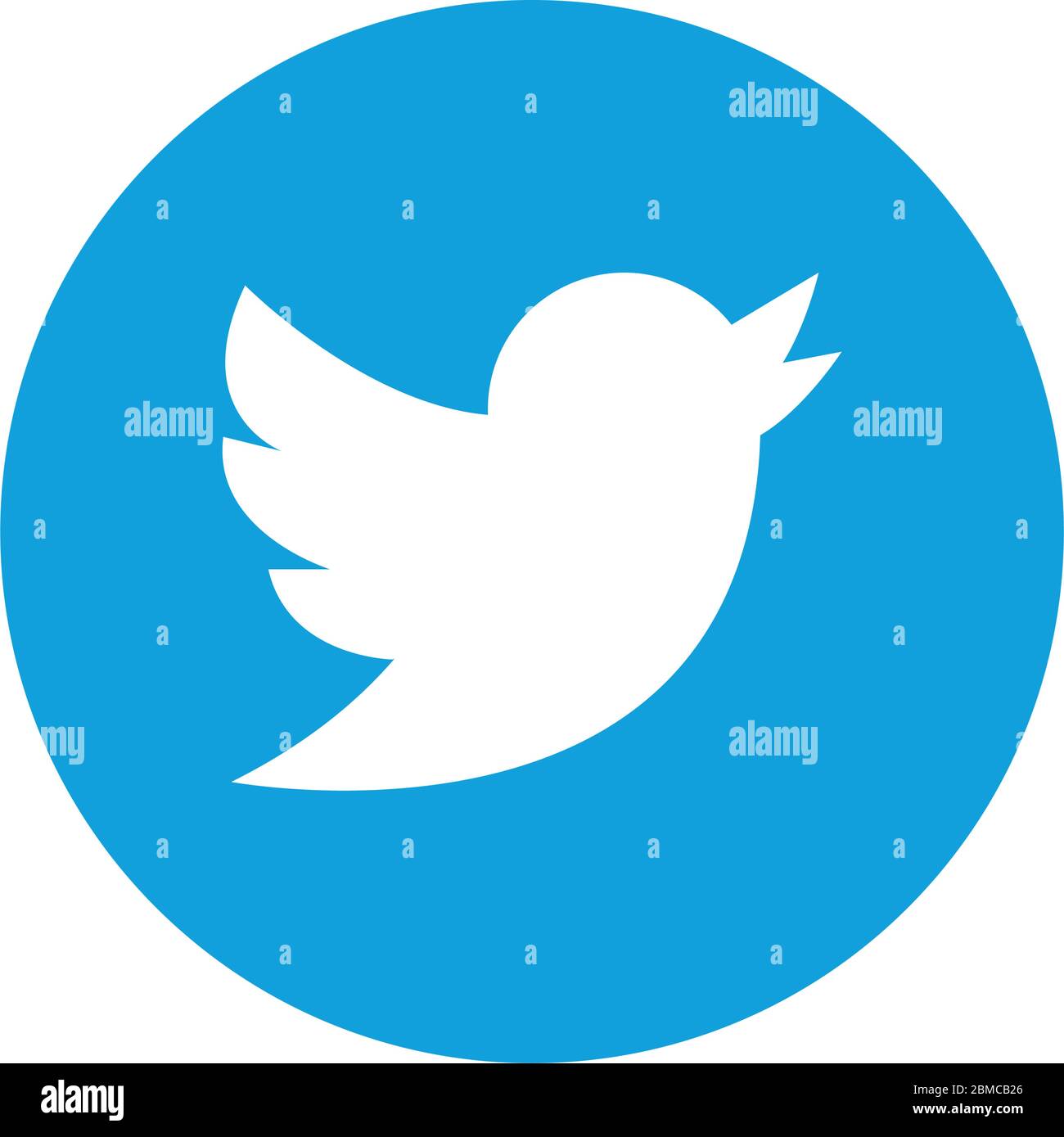 twitter flat style icon design, Social media multimedia communication ...