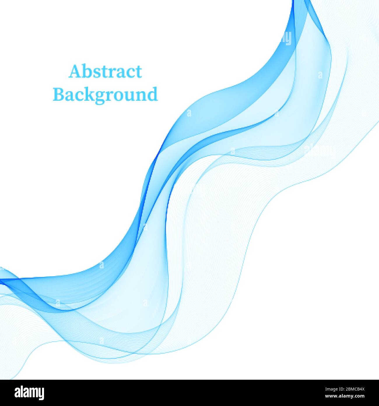 Blue wave background.Flow of blue wave.Vector background Stock Vector ...