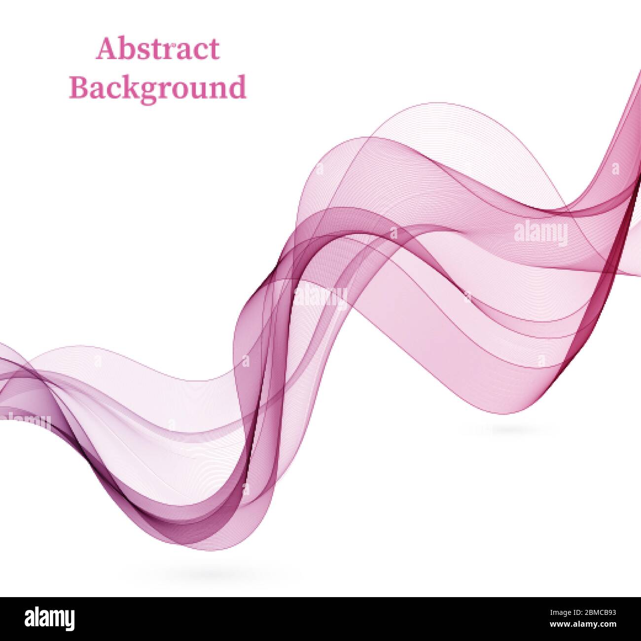 Purple wavy transparent lines. Background wave Stock Vector Image & Art ...